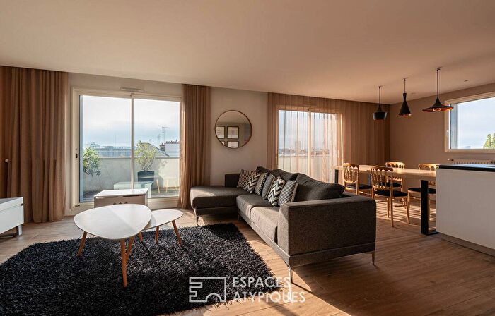 Appartement à louer - Cleunay-Arsenal Redon, Rennes - 4 pièces - 2 chambres