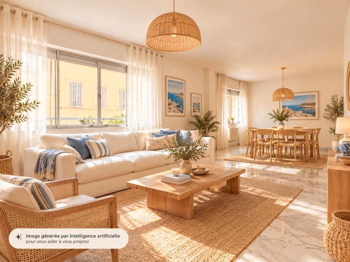 Marseille 7ème, Bompard - Appartement 4 pièces à vendre