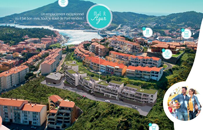 Appartement à vendre - Port-Vendres - 2 pièces - 1 chambre