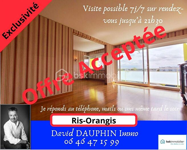Appartement 4 pièces à Ris-Orangis, Orangis, à vendre