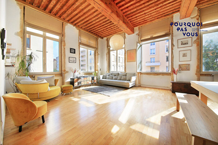 Appartement à vendre - Lyon e , Croix Rousse Est - 6 pièces - 5 chambres