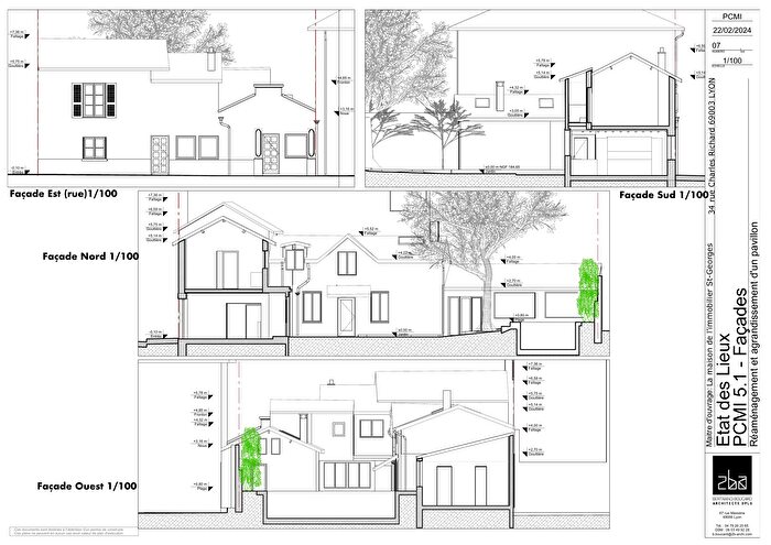 Maison à vendre - Lyon e , Monchat - 12 pièces - 6 chambres