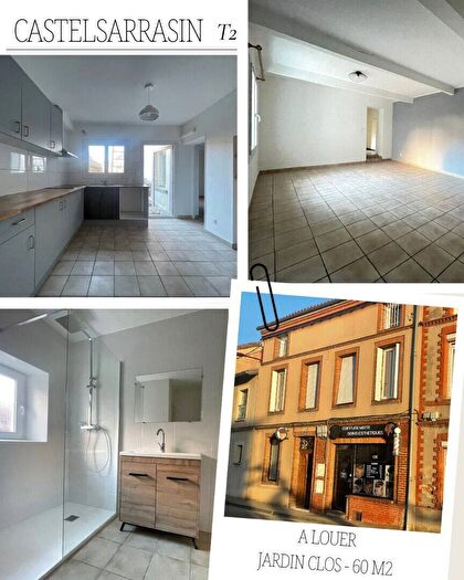 Appartement à louer - Centre Ville, Castelsarrasin - 2 pièces - 1 chambre