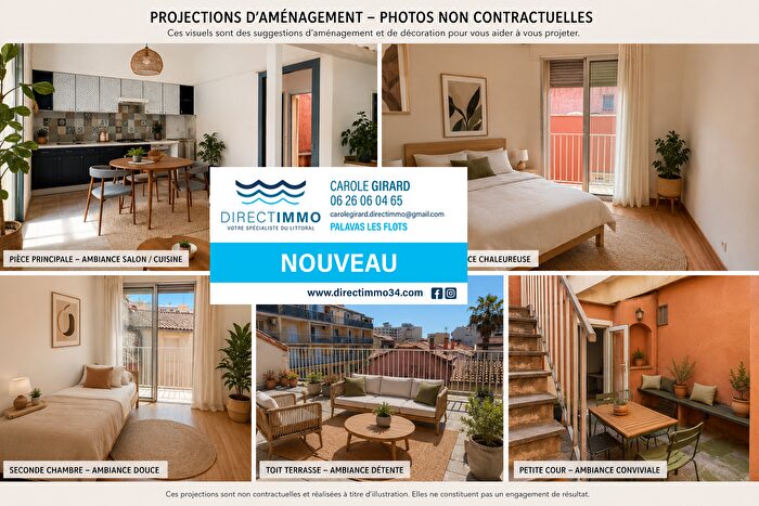 Palavas-les-Flots - Maison 3 pièces à vendre