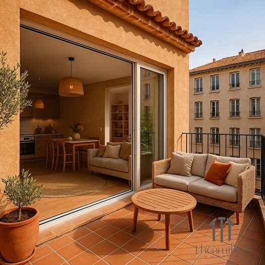 Appartement à vendre - Hyères - 2 pièces - 1 chambre