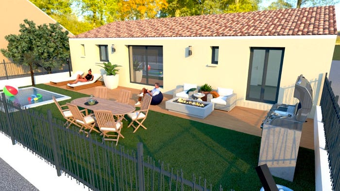 Lieuran-lès-Béziers - Maison 4 pièces à vendre