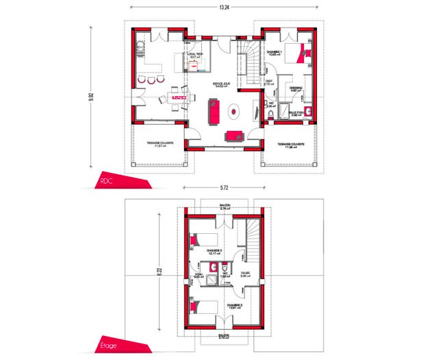 Maisons à vendre et appartements à louer - 3