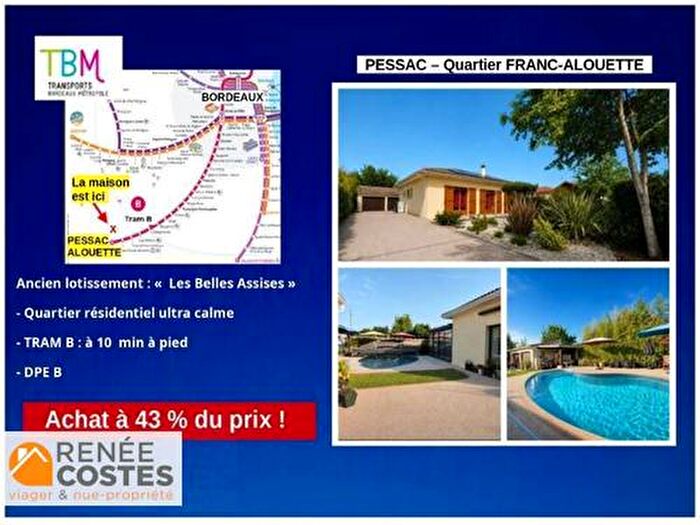 Pessac, Franc, L'Alouette - Maison 4 pièces à vendre