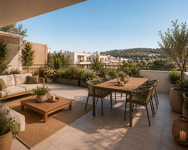 Marseille 14ème, Le Merlan : Maison 4 pièces à vendre
