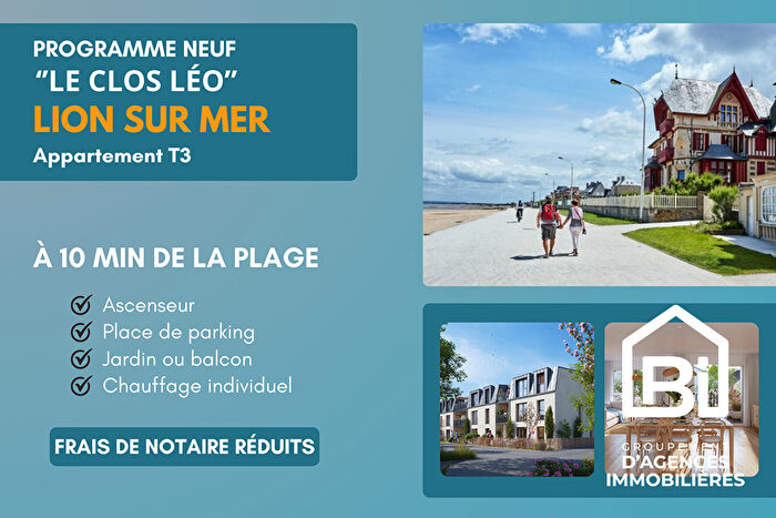 Appartement à vendre - Lion-sur-Mer - 3 pièces - 2 chambres