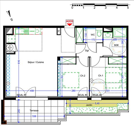 Appartement 3 pièces à vendre à Vic-la-Gardiole