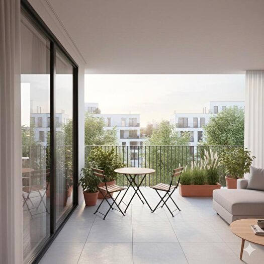 Appartement à vendre - Noisy-le-Grand, Nord - 3 pièces - 2 chambres