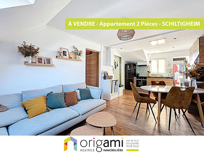 Appartement à vendre - Schiltigheim, Vieux Schilick, Centre-ville, Nouvelle Cité - 2 pièces - 1 chambre
