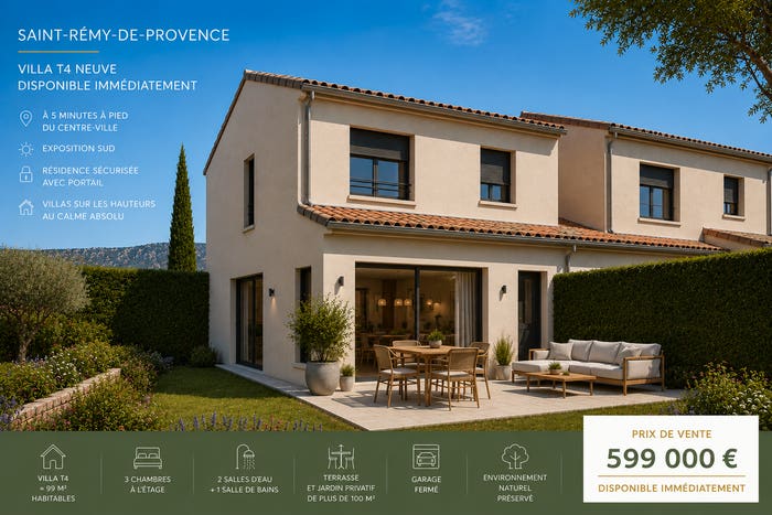 Saint-Rémy-de-Provence - Maison 4 pièces à vendre
