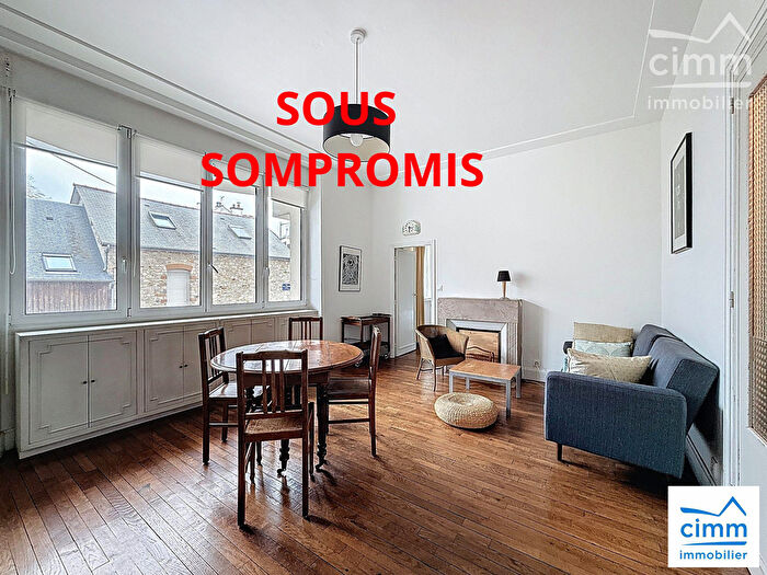 Appartement à vendre - Quartiers Centre, Rennes - 3 pièces - 2 chambres