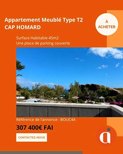 Appartement 2 pièces à vendre - Saint-Paul