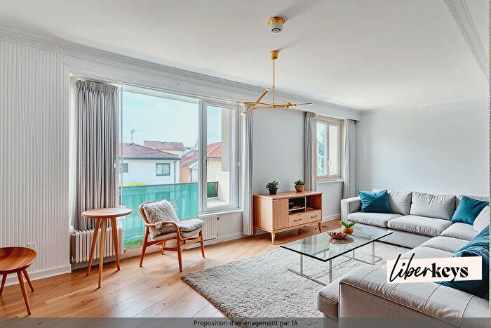 Appartement à vendre - Villeurbanne, Les Poulettes - 3 pièces - 2 chambres