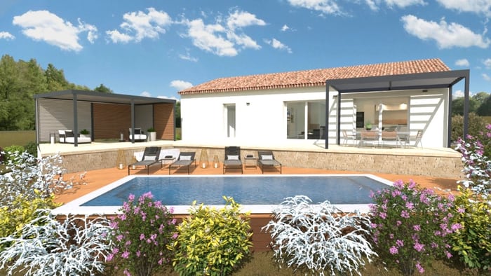Maison 4 pièces à Vallon-Pont-d'Arc, à vendre