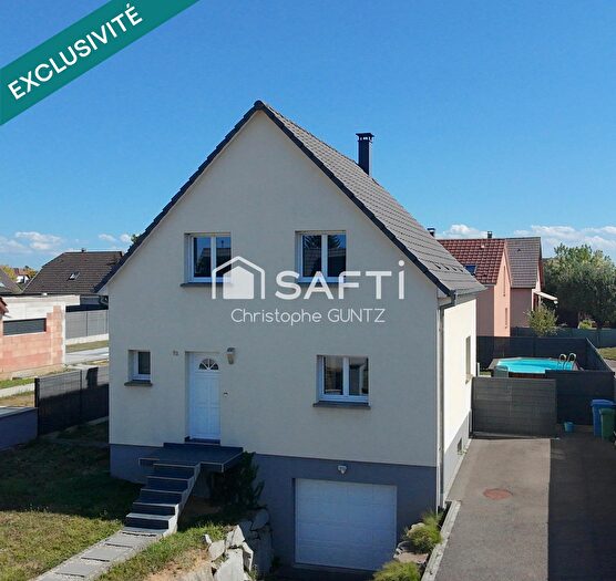 Kingersheim, Le Kaligone, Verte Campagne, Béarn, Voie Médiane, Davério : Maison 5 pièces à vendre