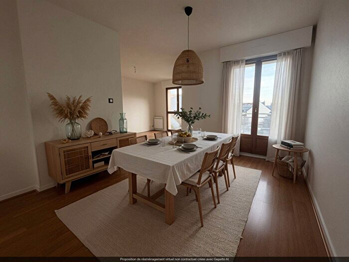 Appartement à louer - Canclaux, Nantes - 3 pièces - 2 chambres