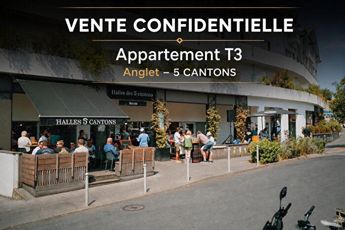 Anglet, Cinq Cantons : Appartement 3 pièces à vendre