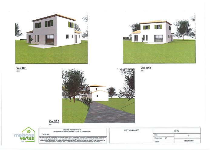 Maison à vendre - Le Thoronet - 5 pièces - 3 chambres