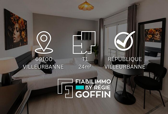 Villeurbanne, République, Tolstoi - Appartement 1 pièce à vendre