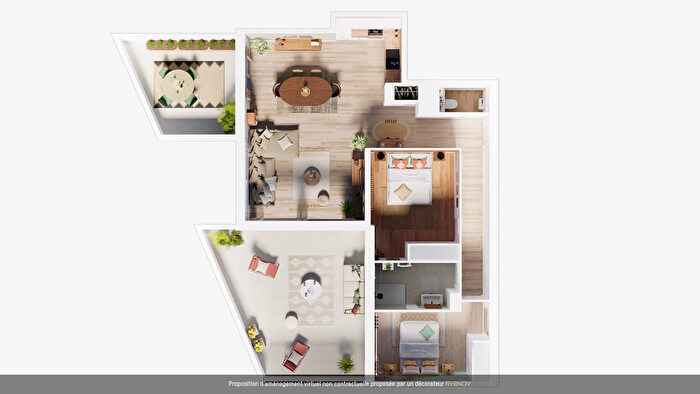 Appartement à vendre - Les Mathes - 3 pièces - 2 chambres