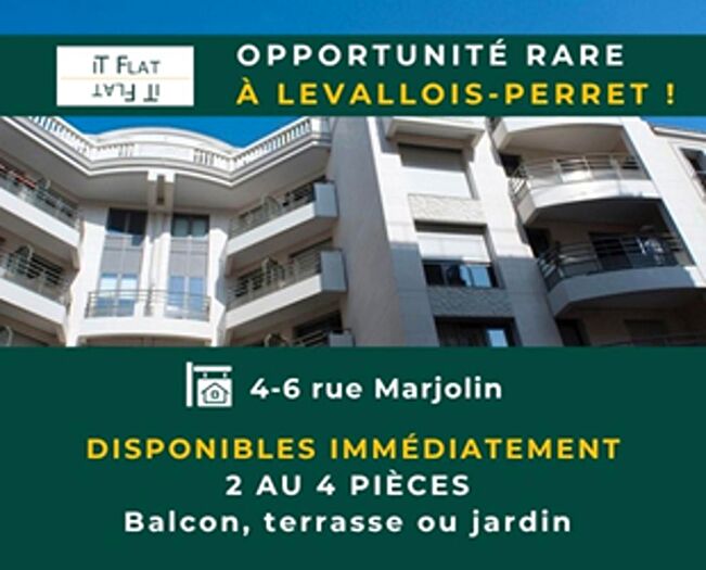 Levallois-Perret, Trézel - Appartement 3 pièces à vendre
