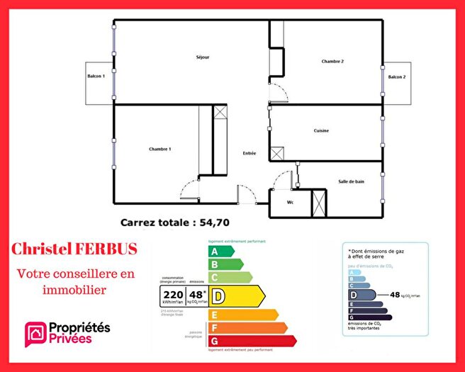 Appartement 3 pièces à vendre - Le Bourget, Square Charles de Gaulle