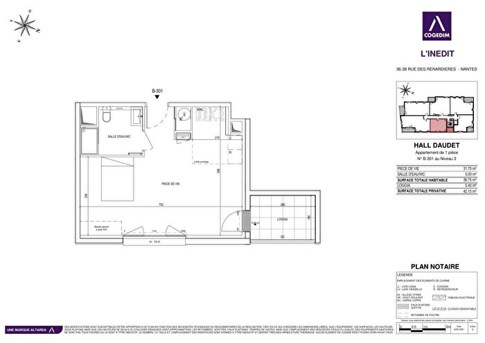 Appartement 1 pièce à louer - Nantes, Zola, Dervallières