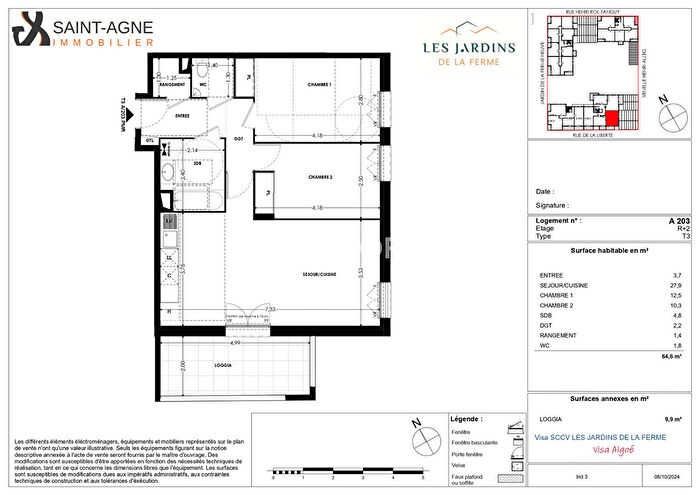 Grigny, Grigny, Gare - Appartement 3 pièces à louer