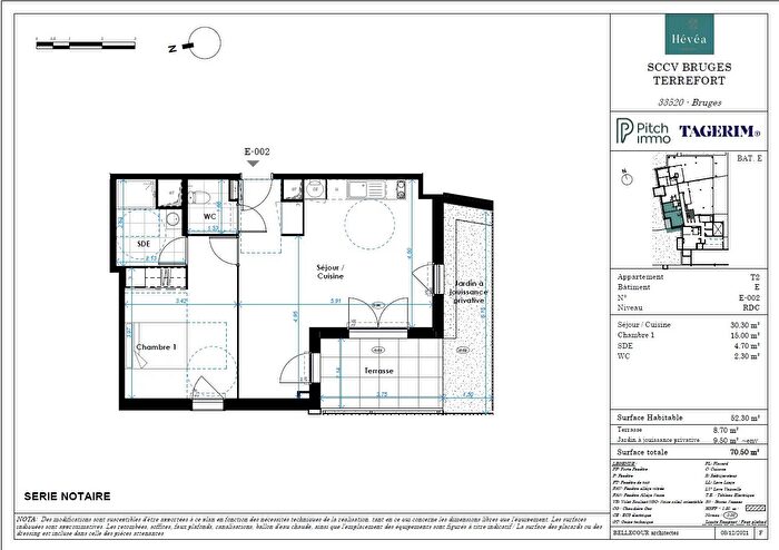Appartement à louer - Bruges, Centre-ville - 2 pièces - 1 chambre