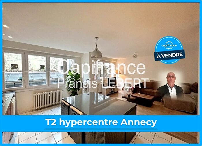 Appartement à vendre - Annecy, Centre-ville, Vieille ville, Marquisats - 3 pièces - 1 chambre