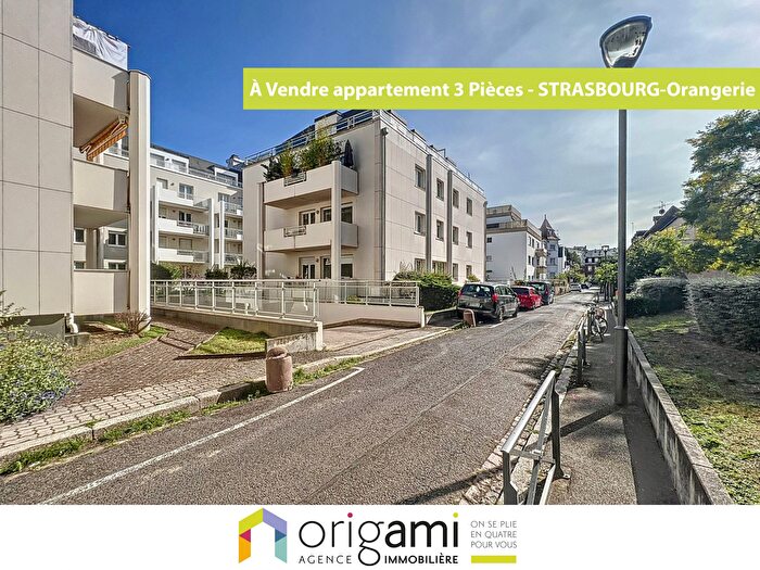 Appartement à vendre - Strasbourg, Orangerie - 3 pièces - 2 chambres