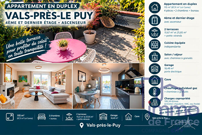 Le Puy-en-Velay - Appartement 5 pièces à vendre