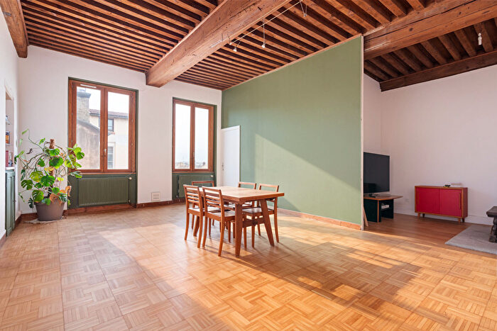 Appartement à vendre - Lyon e , Croix Rousse Est - 3 pièces - 1 chambre