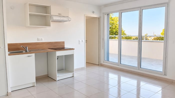 Marseille 12ème, Les Caillols : Appartement 2 pièces à louer