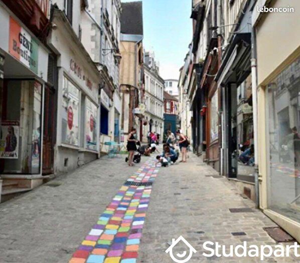 Appartement à louer - Saint Germain-Hôtel de Ville-Saint Pierre, Auxerre - 1 pièce - 4 chambres