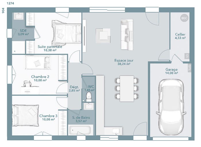 Maisons à vendre et appartements à louer - 2