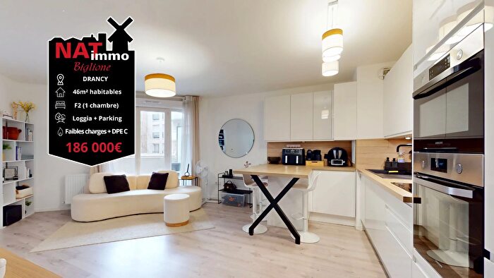 Appartement à vendre - Drancy, La Muette - 2 pièces - 1 chambre