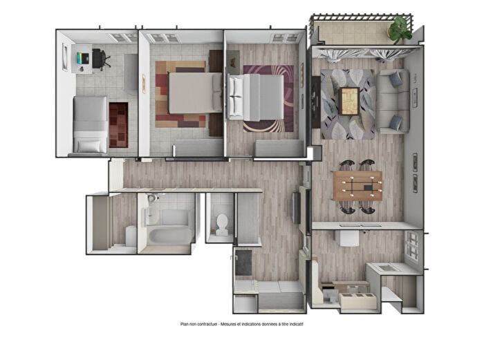 Appartement 4 pièces à vendre à Draveil, La Villa