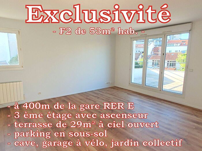 Jean Jaurès-Président Pompidou, Gagny : Appartement 2 pièces à louer
