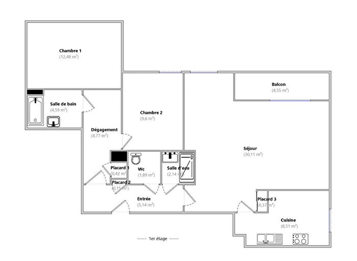 Appartement 4 pièces à Vitry-sur-Seine, à vendre