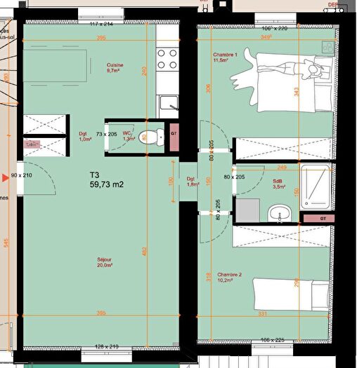 Maisons à vendre et appartements à louer - 3