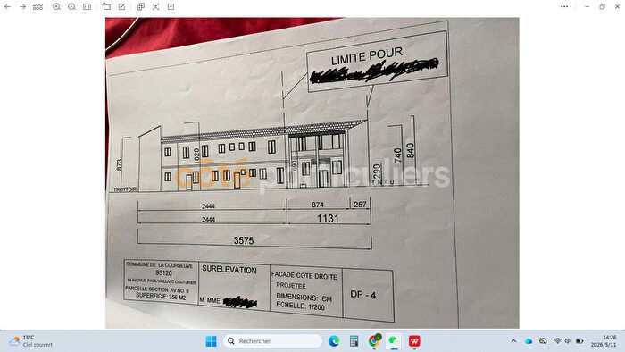 La Courneuve, Quatre-Routes, Anatole France - Maison 12 pièces à vendre