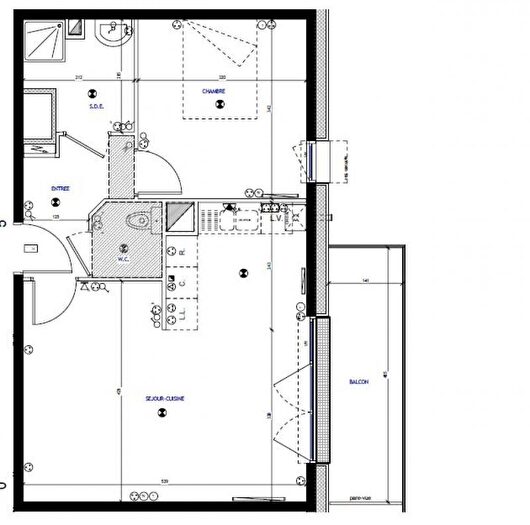 Appartement à louer - Thouaré-sur-Loire - 2 pièces - 1 chambre