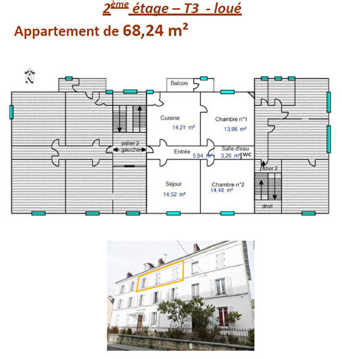 Appartement 4 pièces à vendre - Lons-le-Saunier