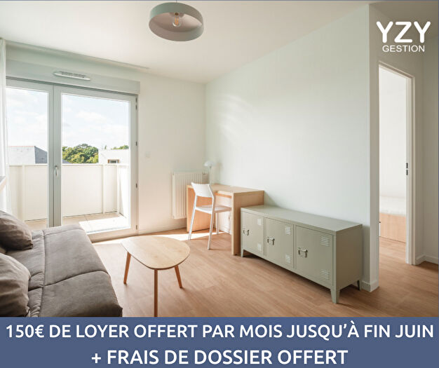Appartement à louer - Les Ponts-de-Cé - 2 pièces - 1 chambre