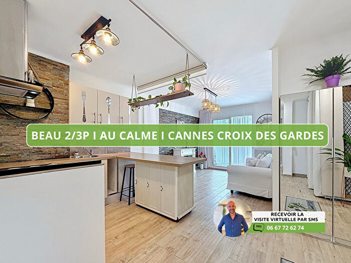 Appartement à vendre - Cannes, Croix des Gardes - 3 pièces - 1 chambre